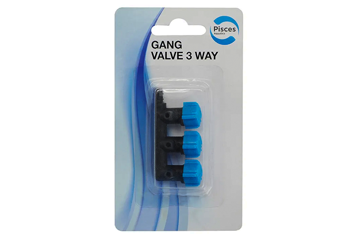 Pisces Aquatics Gang Valve 3 Way — Aquariumz